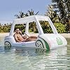 Amazon.com: FUNBOY Giant Inflatable Luxury Golf Cart Pool Float, Two Cup Holders, Removable ...
