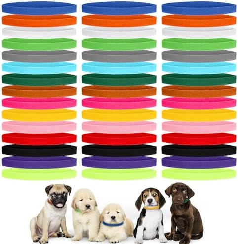 Amazon.com : 45 Pieces Whelping Collars for Puppies Puppy Whelping ...