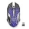 Amazon.com: VEGCOO White Wireless Gaming Mouse, Silent Click Wireless ...