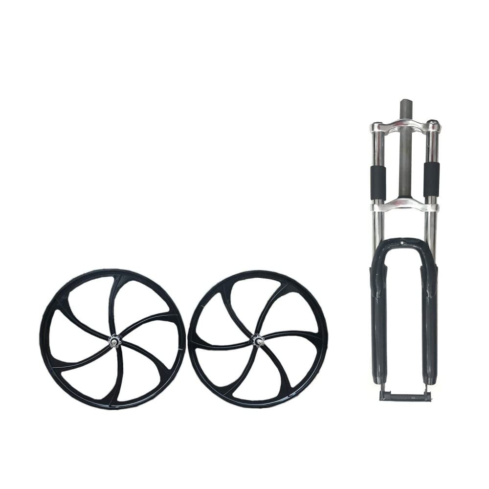 Amazon.com : 26" Bicycle Mag Wheels Set, Magnesium Wheel Rims and ...