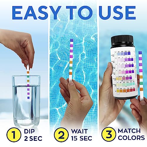 Snapklik.com : 7-in-1 Accurate Pool Test Strips - 100 Hot Tub Spa Test ...