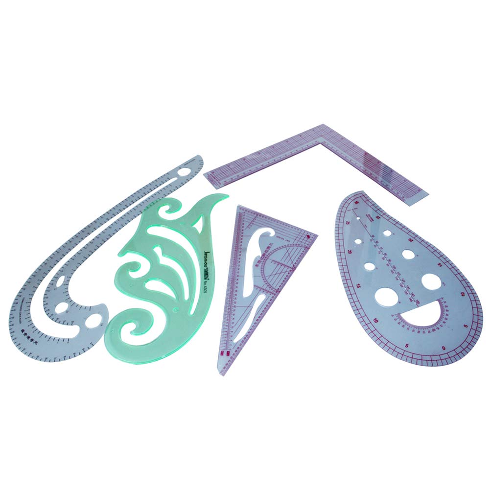 Amazon.com: Utoolmart DIY Sewing Ruler Tailor Set, French Curve Ruler ...