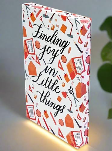 LOVELY Notebook - Finding Joy In Little Things Edge Printed - Hardbound ...