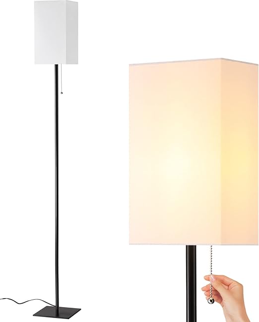 FIGDIFOR Floor Lamp for Living Room, Modern Standing Lamp Tall Lamp ...
