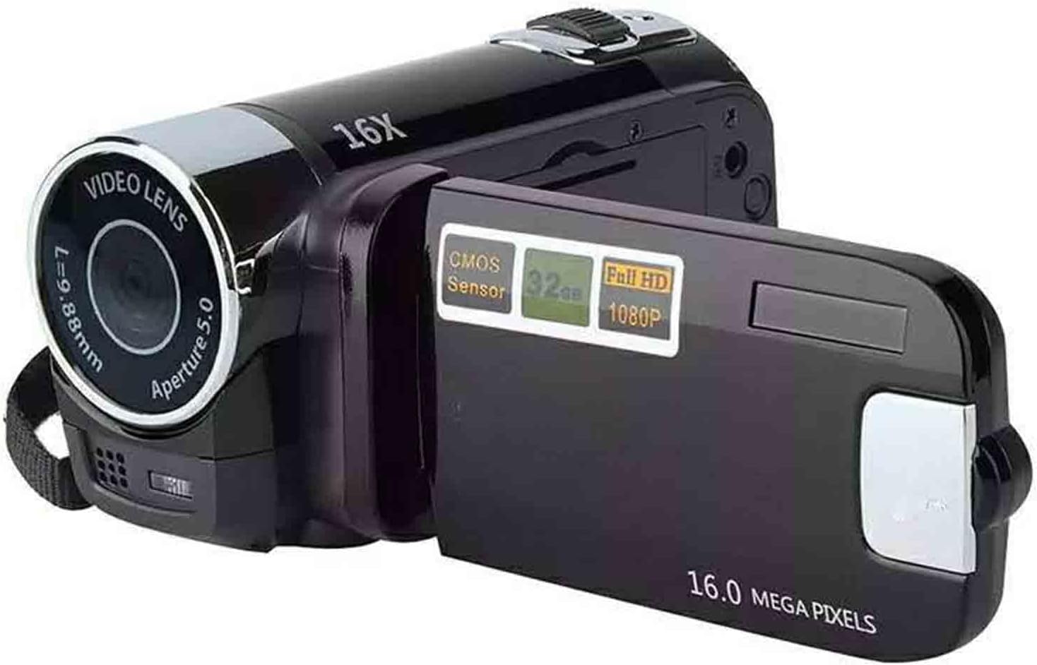 Amazon.com : Lovskoo Video Camera Camcorder 1080P 16MP Digital Vlog ...