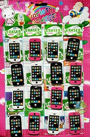 I Phone Eraser 16 PCS for Kids (in ONE Chart There is 16 PCS) Birthday ...