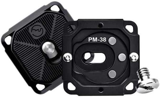 Amazon.com : SUNWAYFOTO PM-38 38mm Bi-Directional 2 Axis QR Plate Arca ...