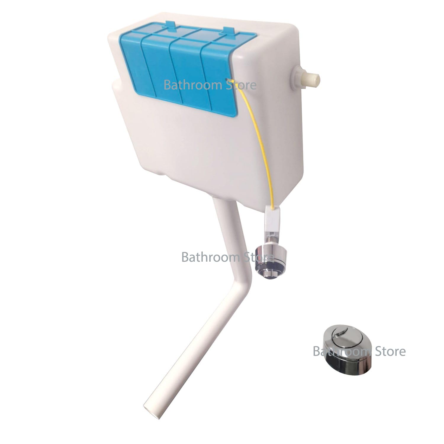 Buy Toilet WC Back to Wall Concealed Cistern Tank Cloakroom (Concealed ...