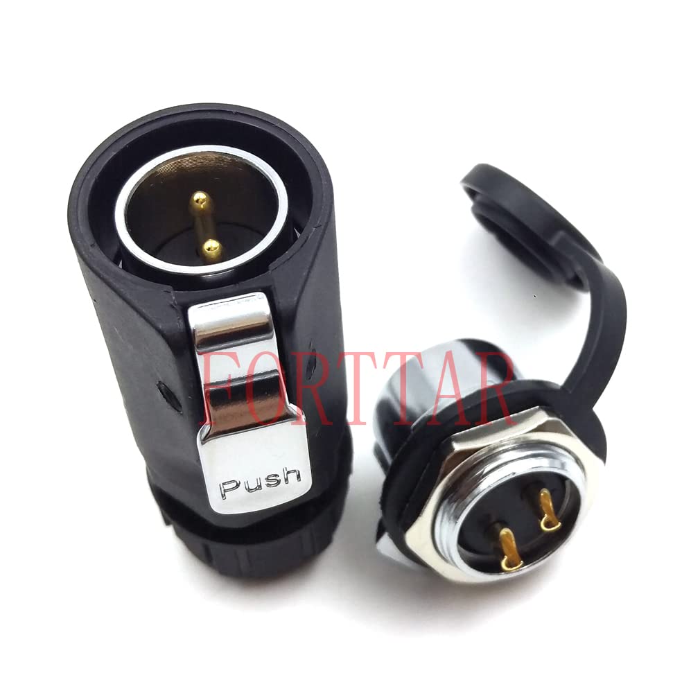 Snapklik.com : FORTTAR XHP20 Series 2 Pin Waterproof Connector, 2 Wire ...