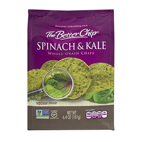Amazon.com: The Better Chip Whole Grain Chip 6.4oz (Spinach & Kale)