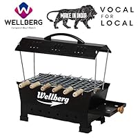 WELLBERG Multi PORPOSE Barbeque & Angeethi : Amazon.in: Garden & Outdoors