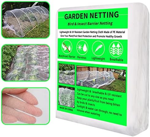 Ultra Fine Garden Mesh Netting, FARAER Plant Covers 8'x24' Garden ...