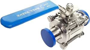 Amazon.com: KNvss Fit 19/25/32mm Pipe OD x 1.5" Tri Clamp Full Port 3 ...