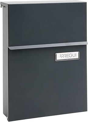 ARREGUI Line E6808 Galvanised Steel Letterbox Size S (DIN A5 Post ...