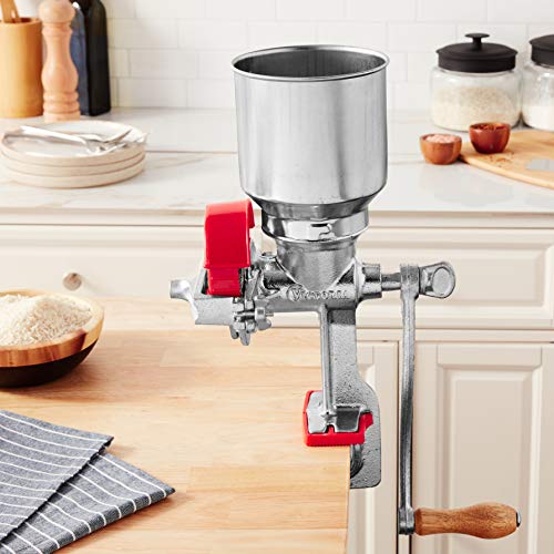 Snapklik.com : Victoria Manual High-Hopper Grain Grinder