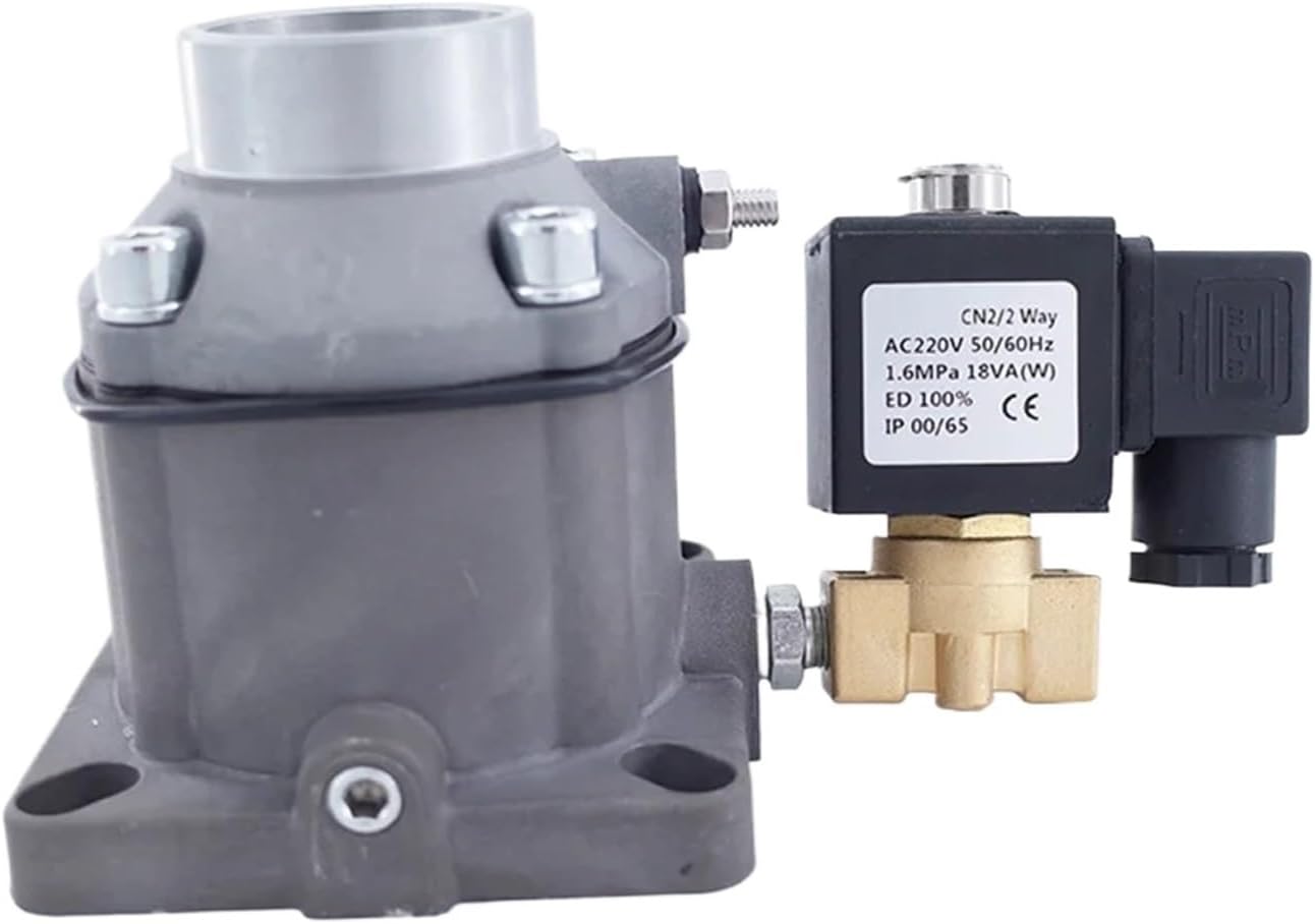 Amazon.com: AIV-25/40/50B-K Screw air compressor intake valve AC220V ...