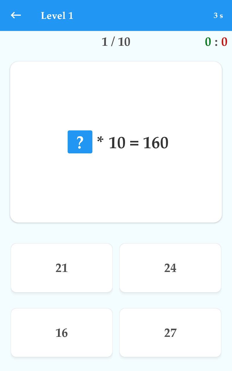 Multiplication Table - App on Amazon Appstore