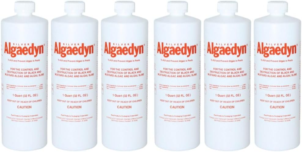 Amazon.com : Silver Algaedyn Algae Remover Algaecide | Green and ...