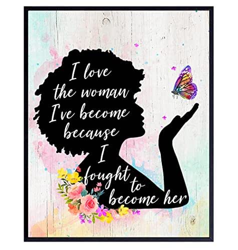Amazon.com: Motivational poster 8x10 - Black Girl Magic Wall Art ...