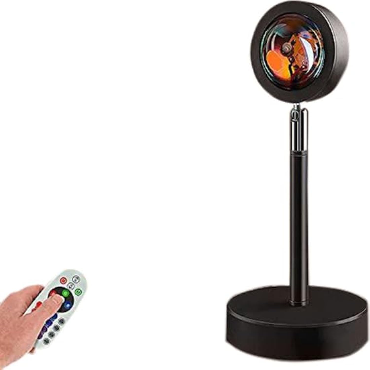 Balkwan Sunset Lamp Projection Rotation Rainbow Lamp Led Romantic ...