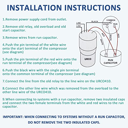 Snapklik.com : 3 In 1 Hard Start Capacitor Kit For Refrigerators ...