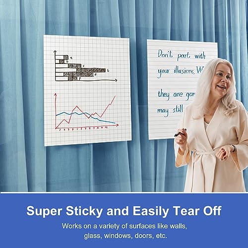 Snapklik.com : Grid Sticky Easel Pad, 25 X 30 Inches Flip Chart For ...