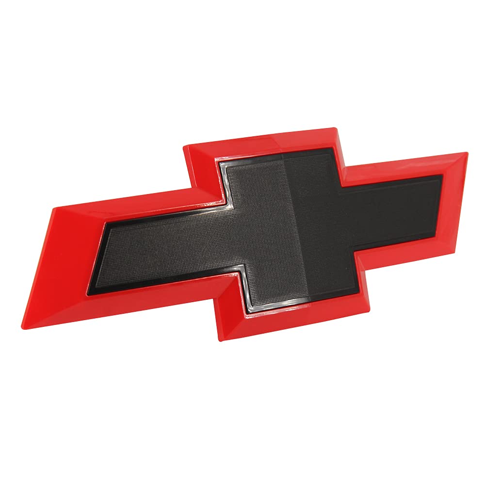 Buy Front Grille Black Red Bowtie Emblem Badge Compatible with 2019 ...