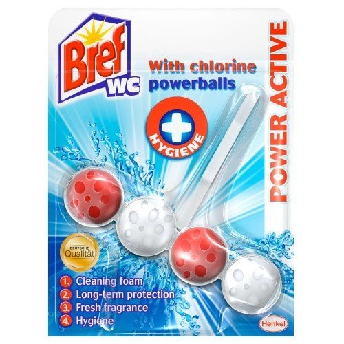 Buy Bref WC Power Active Toilet Cleaner with Chlorine Power Balls ...