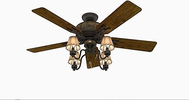 Hunter Adirondack 52" Ceiling Fan - Model 59006 - Amazon.com