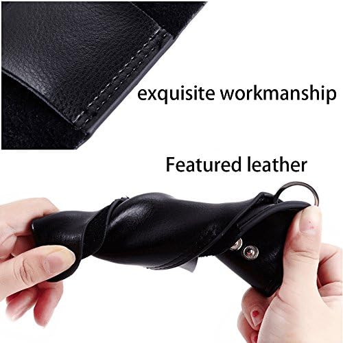 Key Case, ZoneYan Key Bag, Unisex Handmade Slim Compact Genuine Leather ...