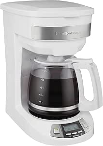 Amazon.com: Hamilton Beach 12 Cup Programmable Drip Coffee Maker with 3 ...