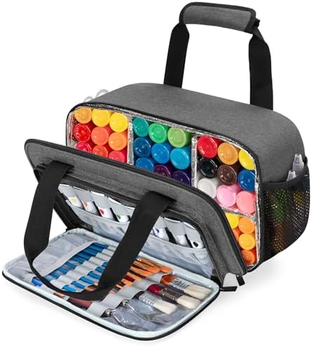 Amazon.com: Bjabtan Acrylic Paint Organizer for 2 fl oz Acrylic Paint ...