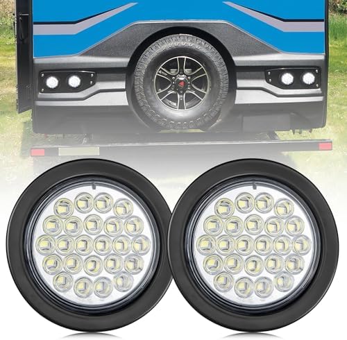 Amazon.com: Oyviny 24LEDs Super Bright 4 Inch Round Reverse Back Up ...