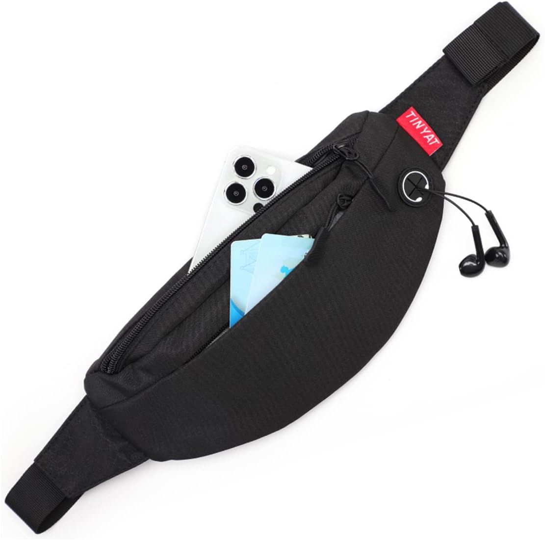TINYAT Waist Bag for Men Women Small Fanny Pack Bum Bag Waterproof ...