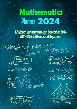 Planner 2024 Mathematics: Monthly Organizer | 12-Month January through ...