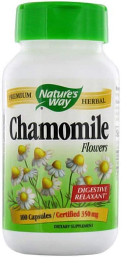 Amazon.com: Nature's Way Chamomile, 350 Milligram, 100 Capsules ...