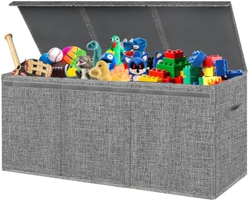 Amazon.com: Pantryily Extra Large Toy Box for Girls Boys - Collapsible ...