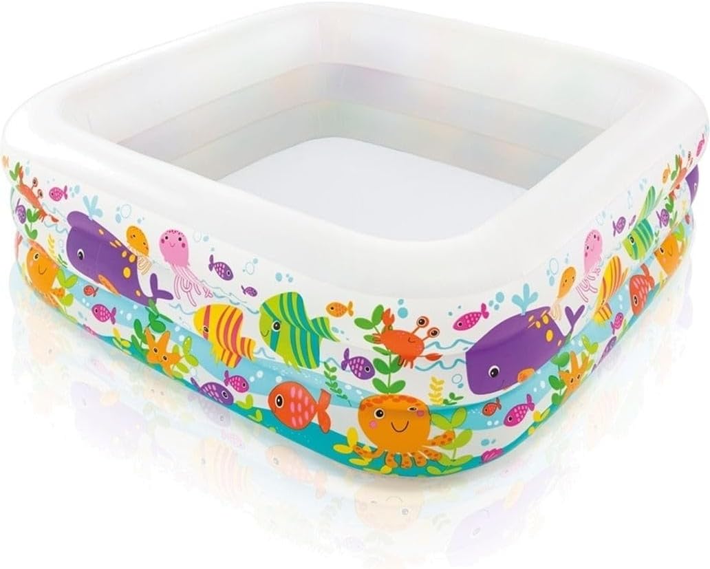 Buy Intex Swim Center Clearview Pool, Multi Color, Kid Online at Low ...