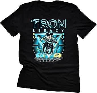 Amazon.com: Tron Legacy Shirt, Orlando Theme Park Shirt, Mickey T-Shirt ...