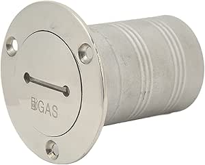 Amazon.com: Deck Fill Port, 316 Stainless Steel Marine Fill Ports, 50mm ...