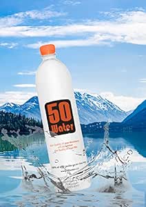 Amazon.com: 50 Water, 1 Liter, 12-Pack, 9.5pH, Purified Drinking Water ...