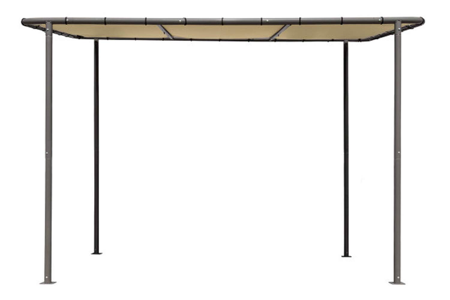 ShelterLogic 10' x 6' Solano Gazebo Canopy Charcoal Carbon Steel Frame ...