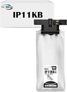 Amazon.co.jp: Epson用 IP11B 互換インクパック 顔料 エプソン インク IP11 シリーズ ブラック エプソン IP11KB 単色 黒1本 大容量 残量表示可能 対応 ...