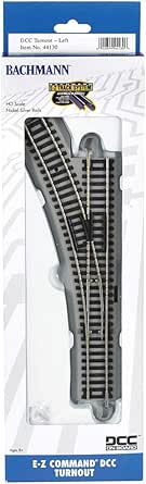 Amazon.com: Bachmann Trains - E-Z COMMAND DCC EQUIPPED TURNOUT – LEFT ...