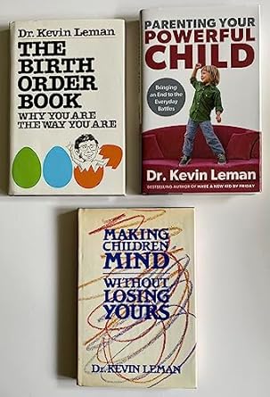 3 Kevin Leman Books! xx 1) The Birth Order Book-Why You are the Way You ...