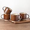 Amazon.com: GBHOME 12 OZ Stackable Coffee Mugs, Ceramic Coffee Mugs ...