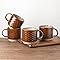 Amazon.com: GBHOME 12OZ Stackable Coffee Mugs, Ceramic Coffee Mugs with ...