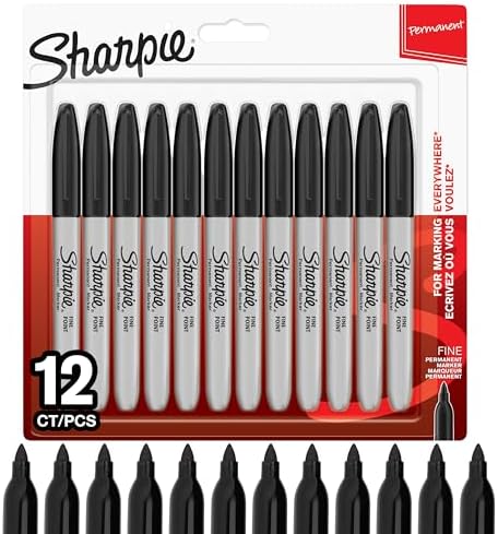 Sharpie Peel Off China Markers | Fine Point | Black | Wax Marks on ...