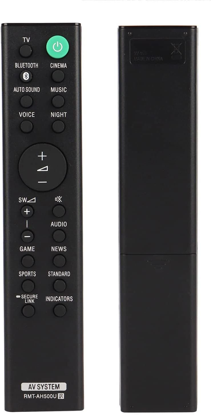 RMT-AH500U Remote Control Compatible with Sony Soundbar & AV System