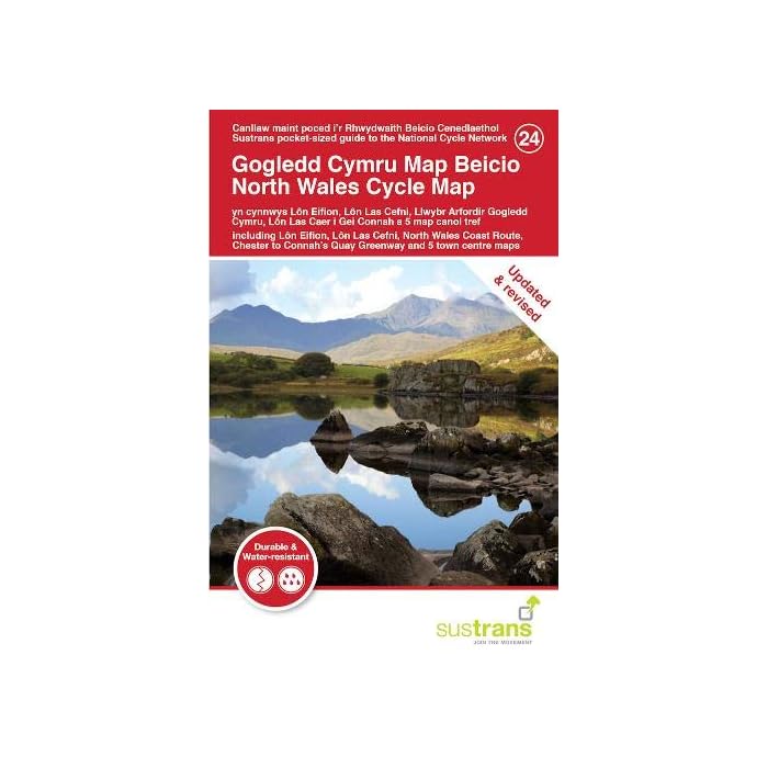 Buy North Wales Cycle Map: Including Lon Eifion, Lon Las Cefni, North ...